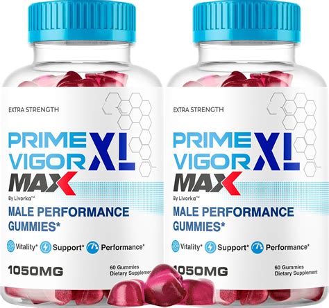 2 Pack Prime Vigor Xl Max Primevigor Xl Max Gummies For