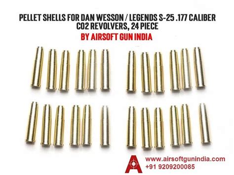 Pellet Shells For Dan Wesson 177 Caliber Co2 Revolvers 24 Piece By
