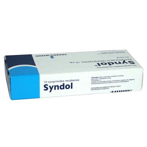 Syndol Ketorolaco 10 Mg 10 Comprimidos