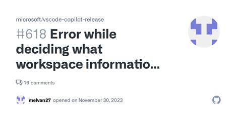 error while deciding what workspace information to collect · issue 618 · microsoft vscode