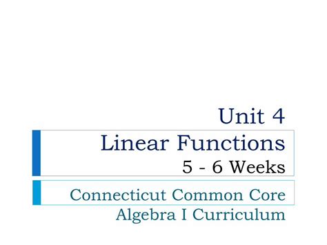 Pdf Unit 4 Linear Functions · Pdf Fileunit 4 Linear Functions 5 6