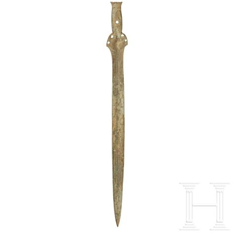 At Auction A Reutlingen Type Leaf Blade Sword Late Bronze Age Period