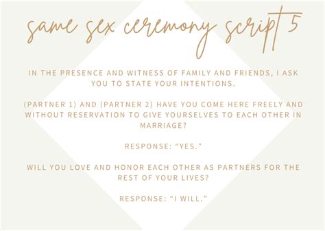 Same Sex Wedding Ceremony Script Ideas We Love Weddingsonline