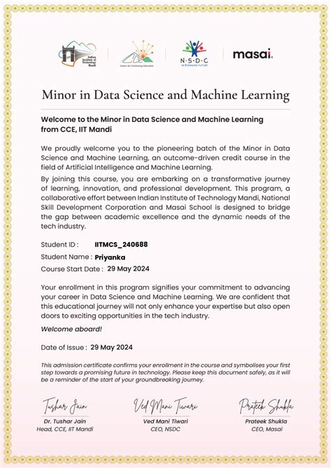 Datascience Machinelearning Artificialintelligence Iitmandi Masai