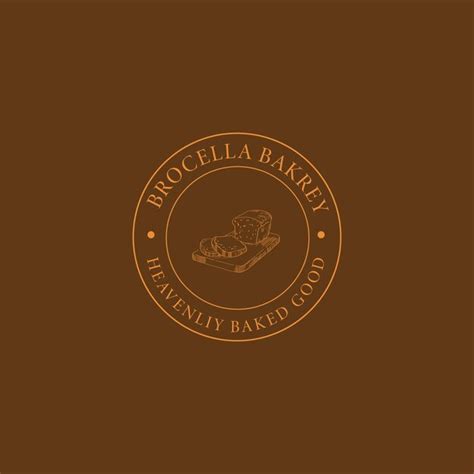 Premium Vector Brocella Bakrey Logo Design