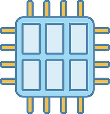 Six Core Processor App Icon User Isolated X6 Vector User Isolated X6 PNG And Vector With