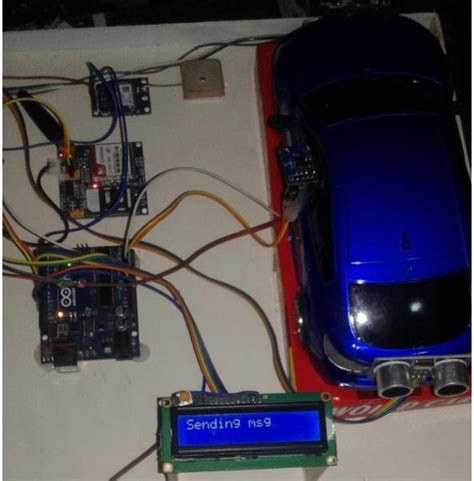 Prototype Of Intelligent Accident Detection Location Tracking And Download Scientific Diagram