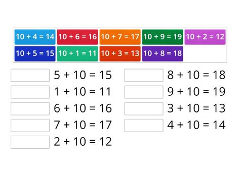 Gameshow Quiz Addition Is Commutative Numbers To 20 Match Up