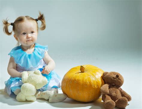 Beautiful Princess In Cinderella Dress Stock Image Image Of Play