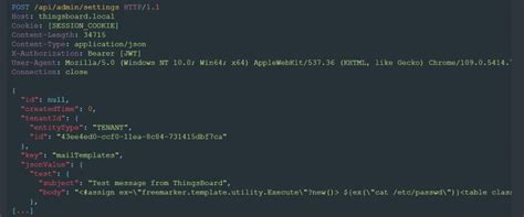 Api Threatstats On Linkedin High Cve 2023 45303 Thingsboard Ssti Vulnerability Thingsboard Before
