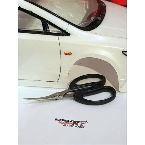 Curve Scissors Bent Curve Scissors Rc Polycarbonate Body Scissors Shopee Malaysia