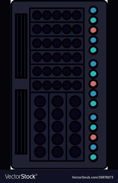 Database Server Storage Royalty Free Vector Image