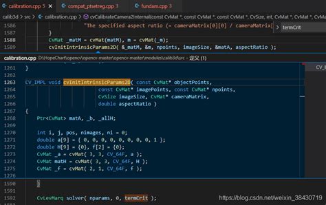 Opencv 相机内参标定函数cameracalibratecalibratecameraro Csdn博客