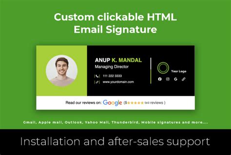 Make Responsive Html Email Signature By Emailcoder Fiverr