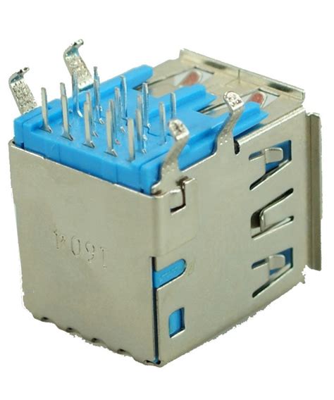 Usb Connector A Type Double Silver Gadget Mou