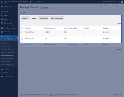 Purchase Order Plugin For Woocommerce By Webkul Codecanyon