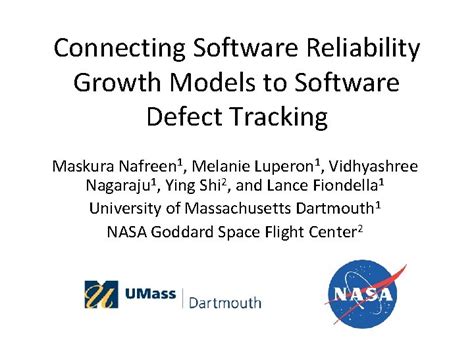 Connecting Software Reliability Growth Models To Software Defect