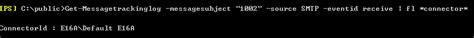 Capturing Frontend Receive Connector On Message Tracking Log Using Powershell Microsoft Qanda