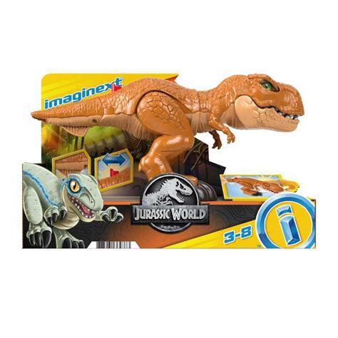 Promo Imaginext Jurassic World Thrashin Action Trex Mainan Action