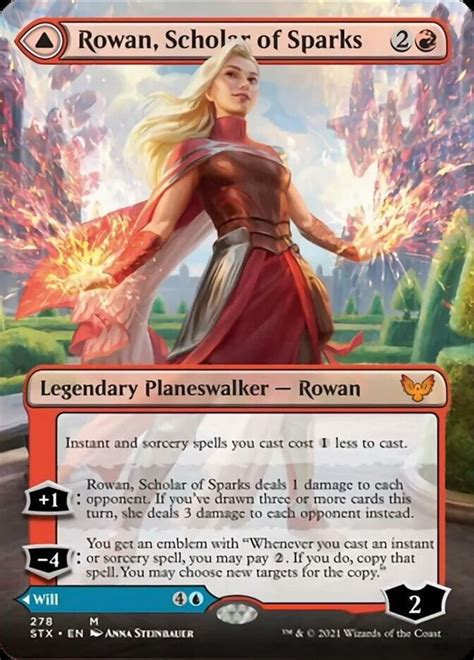 Set Strixhaven School Of Mages Type Legendary Planeswalker — Rowan