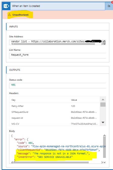 there s a problem with the flow s trigger fix the trigger microsoft community hub