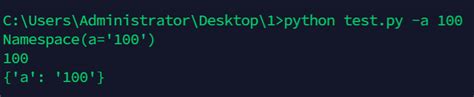 Python Namespace Dict Namespace Argparse