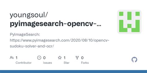 Github Youngsoulpyimagesearch Opencv Sudoku Solver Pyimagesearch