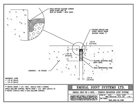Bridge Expansion Joint Cad Details Bejs Bridge Expansion Joint System