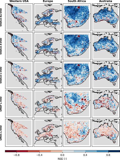 Nash Sutcliffe Model Efficiency Coefficient Nse Per Pixel For The Download Scientific Diagram