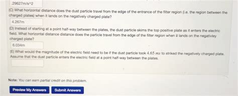 Solved Dust Particle Charging Grid Filter In An