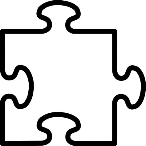 Blank Jigsaw Clip Art At Vector Clip Art Online Royalty