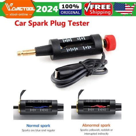 In Line Spark Plug Tester Ignition System Coil Engine Auto Diagnostic Test Tool New For Sale