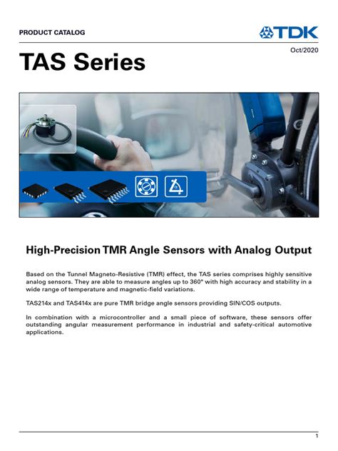 Sensor Angle Tmr Angle Tas En Download Free Pdf Sensor Analog To