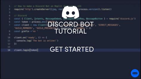 Discord Bot Tutorial Discordnet Youtube