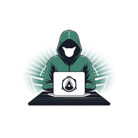 premium photo mysterious hacker in the shadows ai generated photo