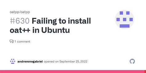 failing to install oat in ubuntu · issue 630 · oatpp oatpp · github