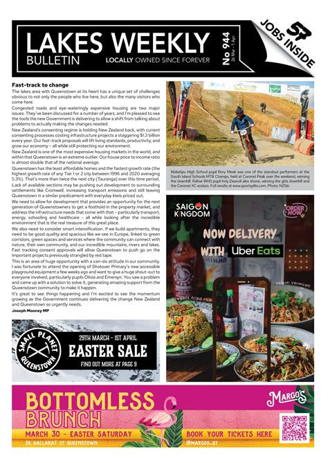 Issue 944 Lakes Weekly Bulletin