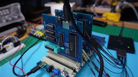 Minimalist Europe Card Bus Mecb Mc6809 Cpu Card Part 2 Testing Youtube