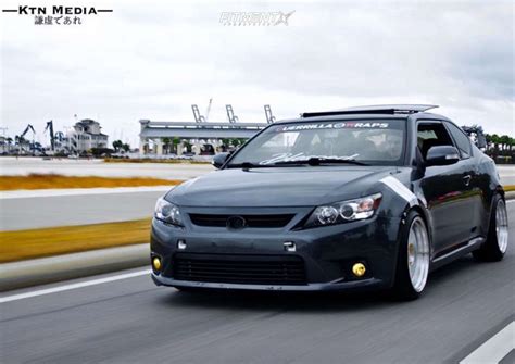 Scion TC Base With X ESR Sr And Federal X On Lowering Springs