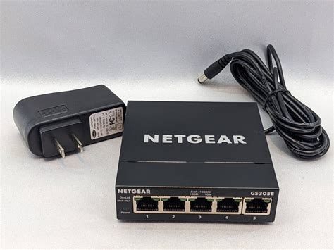 Works NETGEAR GS305E 5 Port Gigabit Ethernet Smart Managed Plus Switch N EBay