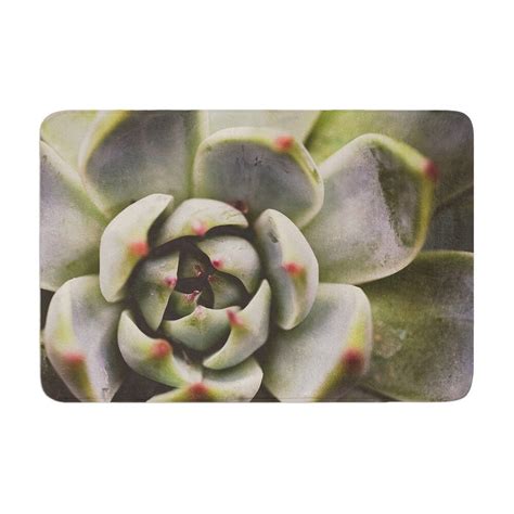 Debbra Obertanec Desert Succulent Memory Foam Bath Mat Overstock
