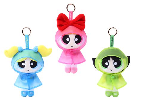 飞天小女警雨衣款毛绒挂件