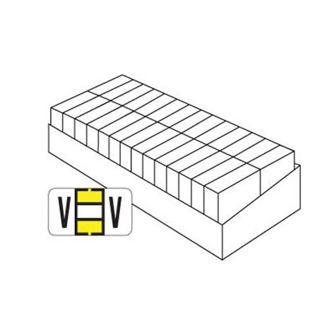 Jeter Alpha Labels 7200 Series 1516 H X 1 58 W A Z Full Set