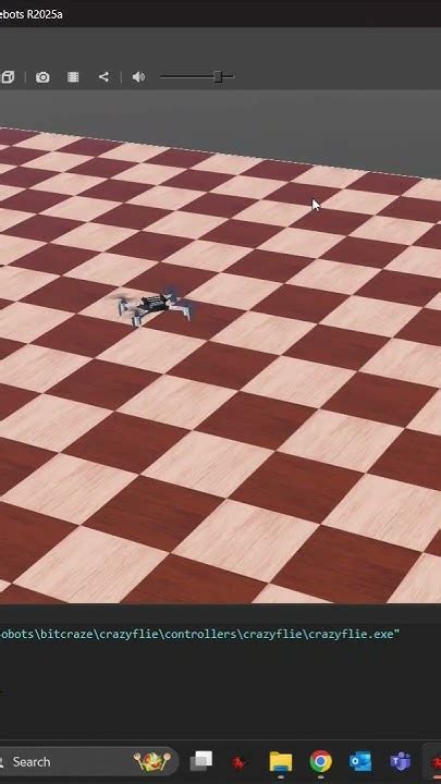 Drone Simulation In Webots Drone Robotics Webots Artificialintelligence Machinelearning