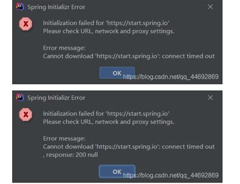 Idea使用spring Initializr 创建springboot项目超时问题解决办法springboot Initializer