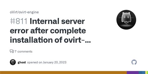 Internal Server Error After Complete Installation Of Ovirt Engine 45