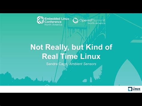 Free Video Not Really But Kind Of Real Time Linux From Linux Foundation Class Central
