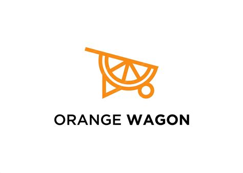 Premium Vector Orange Cart Logo Design Vector Illustration