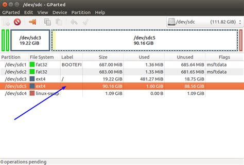 Gparted How To Merge Different Partitions Ask Ubuntu