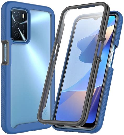 Oppo A A S A S Hoesje Full Protect Cover Hybride Blauw